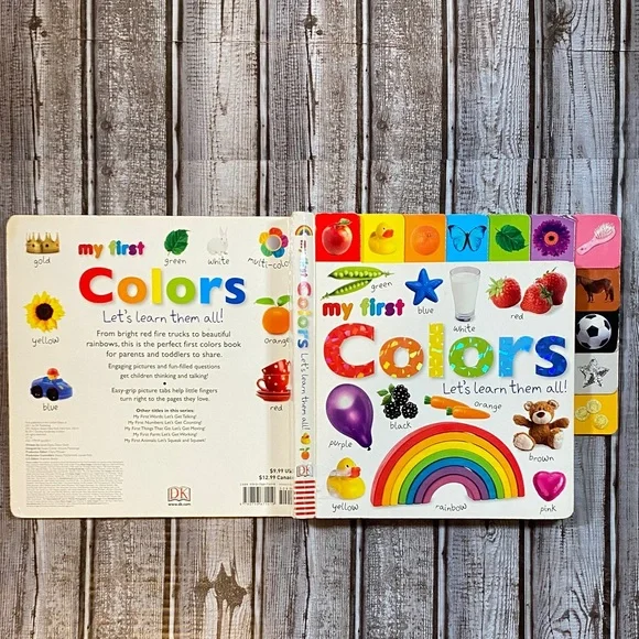 Toys | 51 Kids Picture Book My First Colors Large Baby Board Book ...